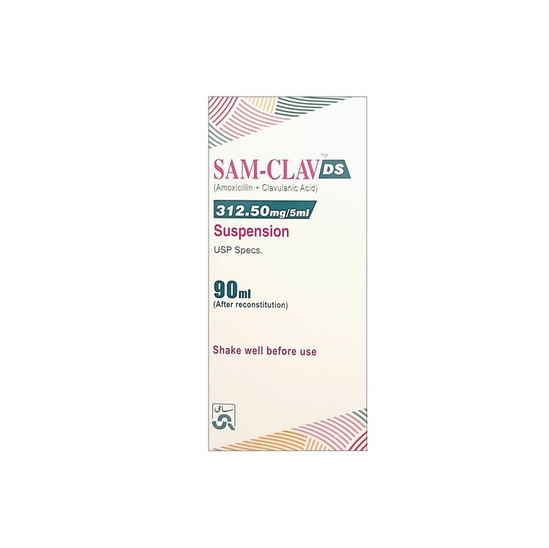 SAM CLAV DS 312.50 MG/5ML SYRUP 90ML