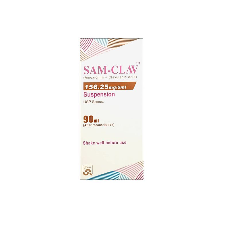 SAM CLAV156.25 MG/5ML SYRUP 90ML