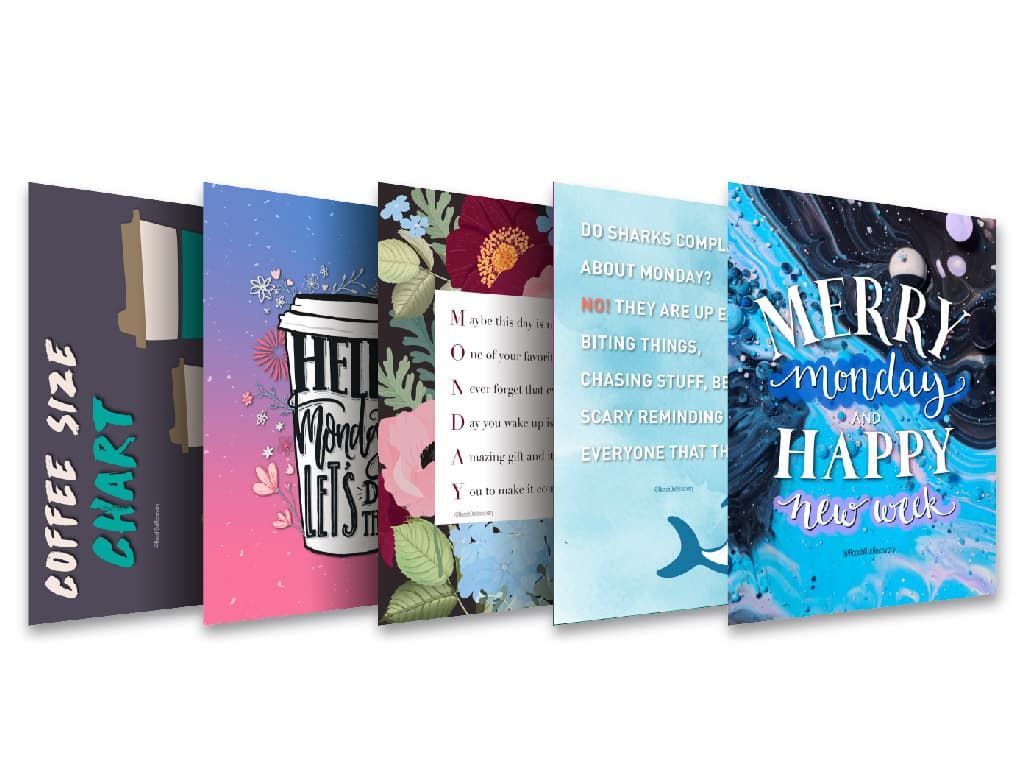 Downloadable Monday Posters