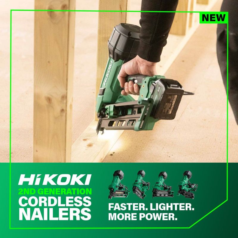 Hikoki New Nailers and Staplers