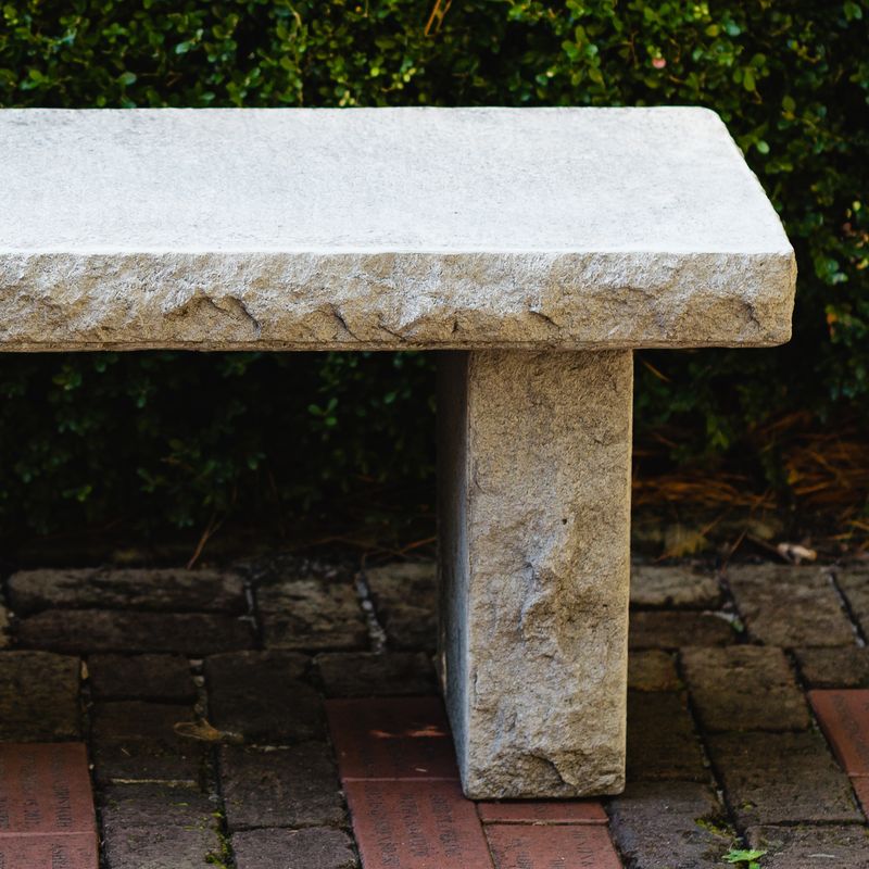 40021 Cast Stone Bench