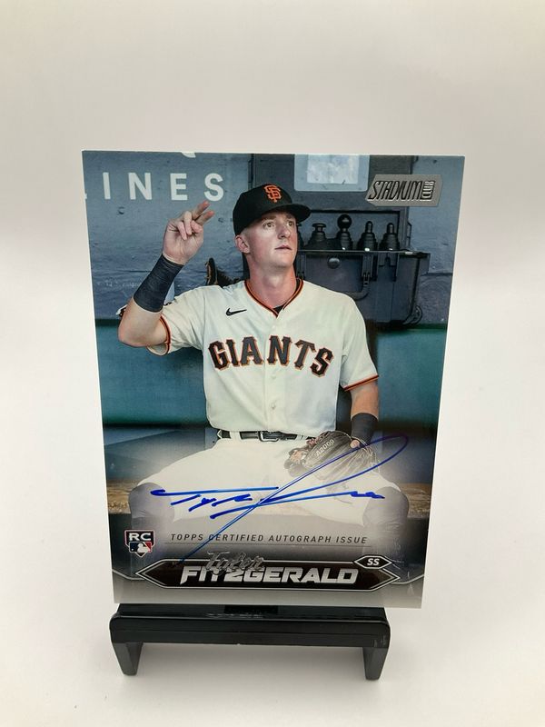TYLER FITZGERALD 2024 Topps Stadium Club TSC Base AUTO RC Card #SCBA-TF