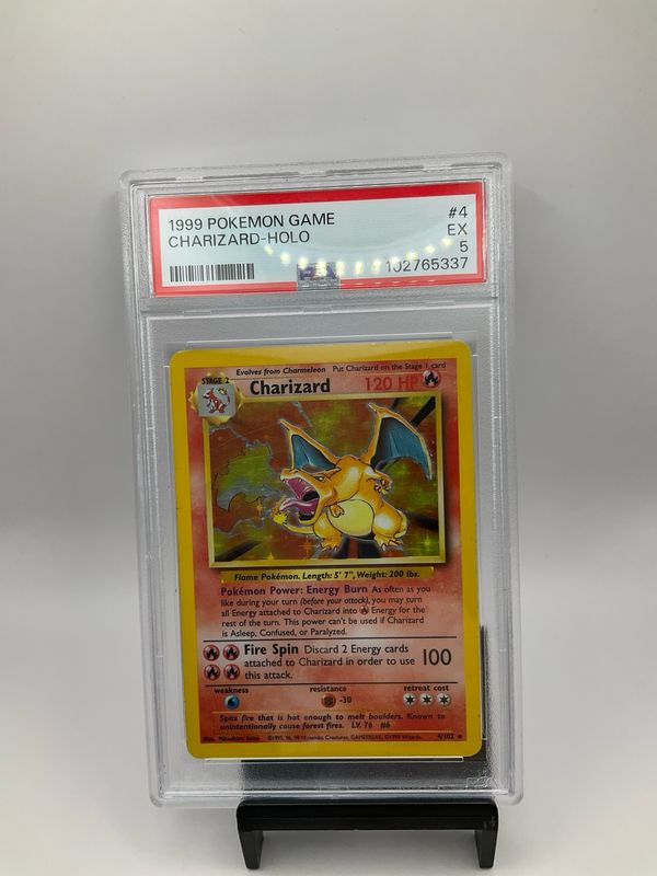 1999 POKEMON GAME #4 CHARIZARD-HOLO PSA 5