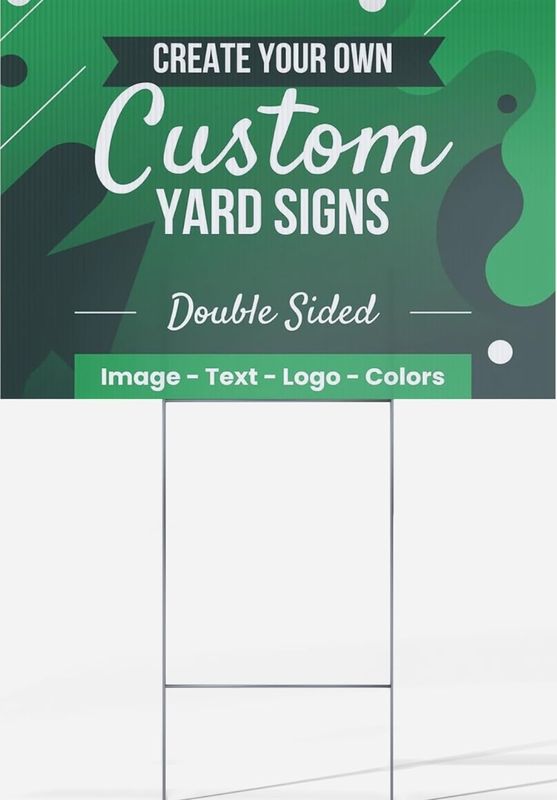 Customized Yard Sign