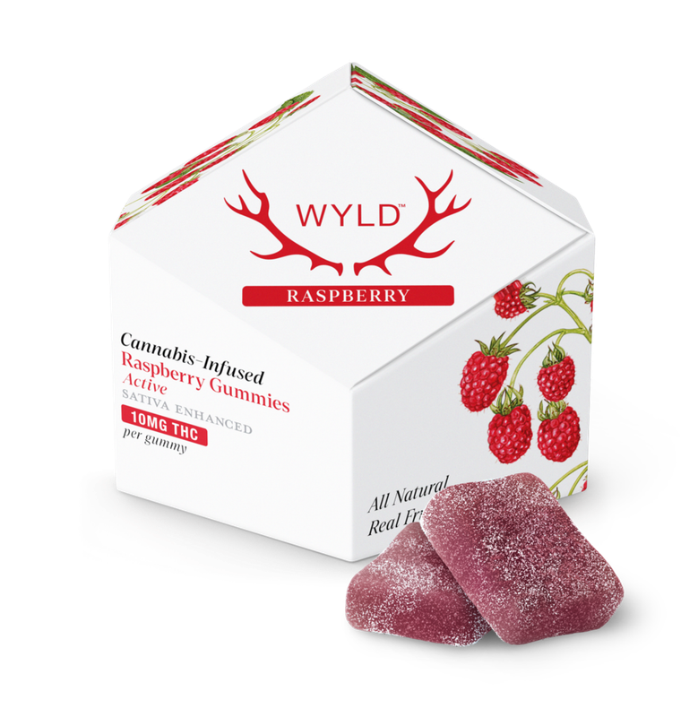 WYLD RASPBERRY SATIVA 10MG THC- 10 COUNT