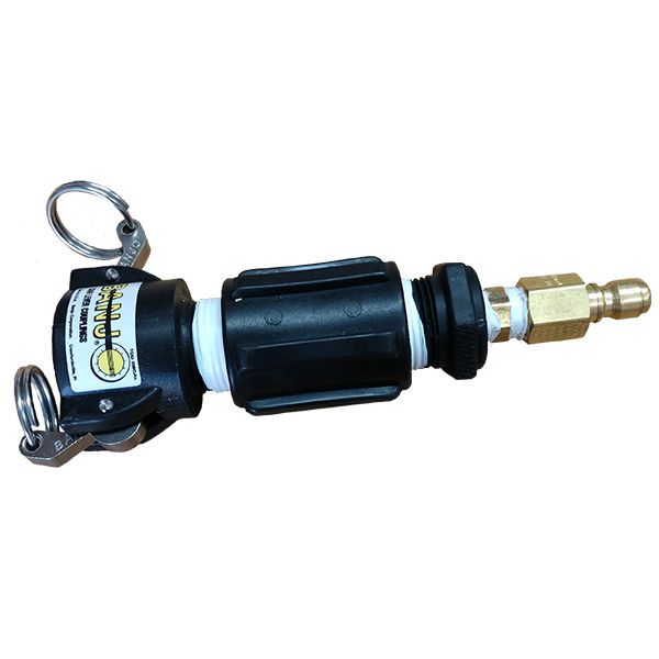 BULK RINSE TO GUTTER CANE ATTACHMENT ASSEMBLY (1/4"PLUG TO 3/4"F-CAM)