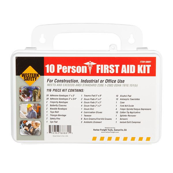 First Aid Kit (10 person) RTG