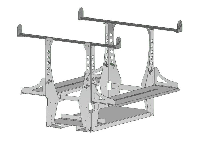 POWERSTREAM 1500 Truck Bed Skid Assembly - 5 foot - Basic
