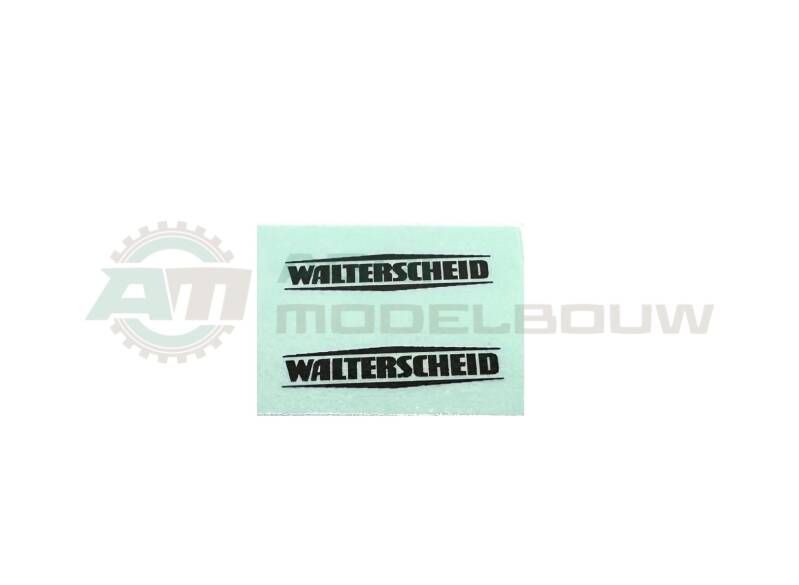 2x Walterscheid logo 12x3mm waterslide decals