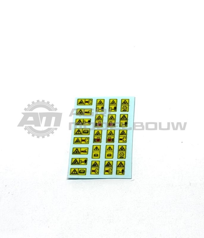 Setje gevaren decals