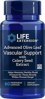 Olive Leaf Vascular Support 500mg 60 capsules