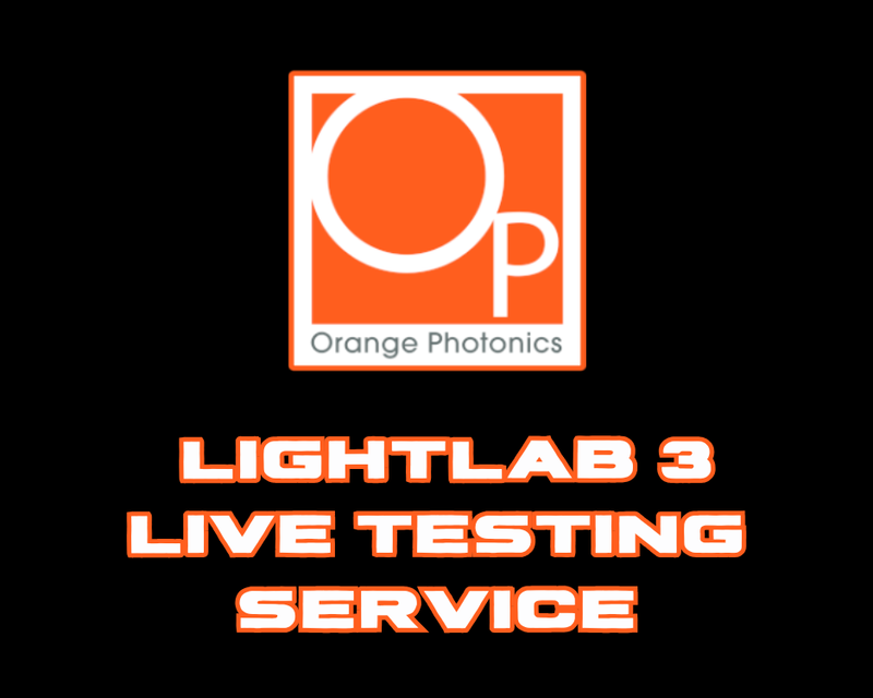 Orange Photonics LightLab 3 Live Testing Service (10) Pack