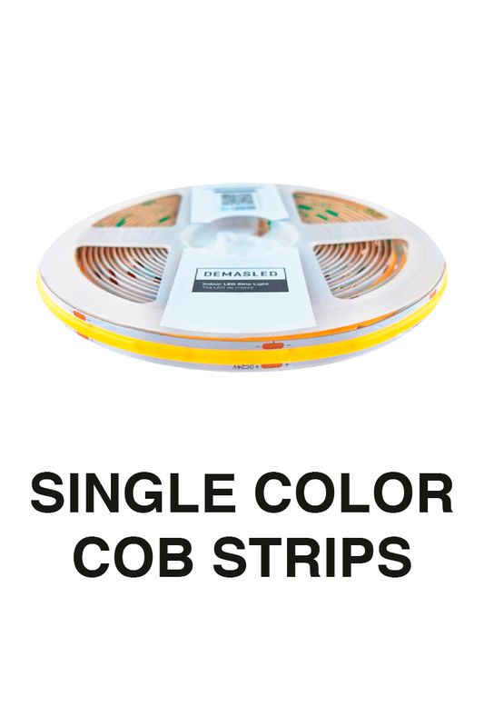 Single Color COB LED Strips