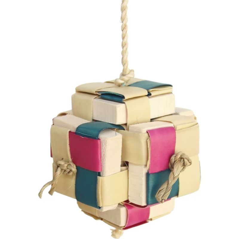 A&E Pixel Cube Bird Toy