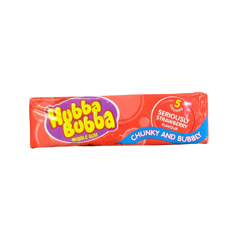Hubba Bubba Stick Pack Strawberry Flavour 35g