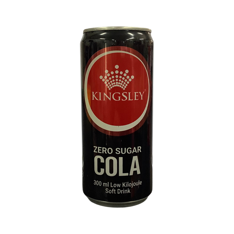 Kingsley Can Cola Zero Sugar 300ml