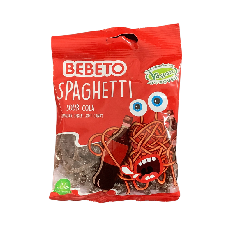 Bebeto Spaghetti Sour Cola 80g