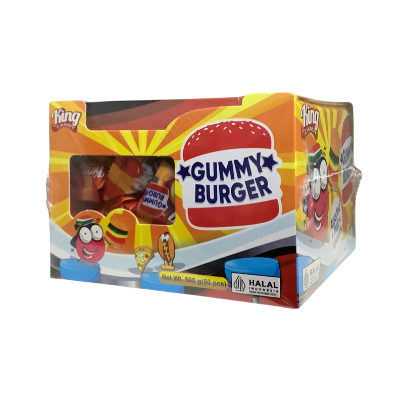 King Candy Gummy Burgers 500g