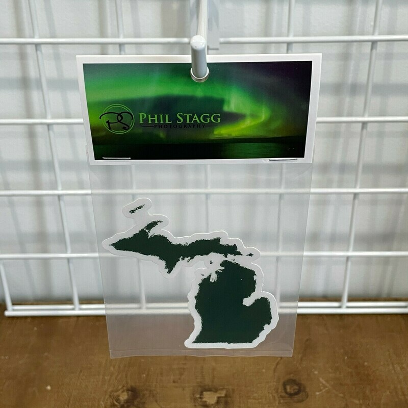 DARK GREEN | MICHIGAN STICKER | PHIL STAGG PHOTOGRAPHY