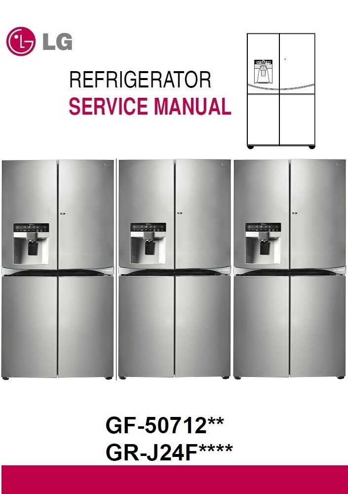 LG GF 5D712SL GR J24FWRHL Service Manual