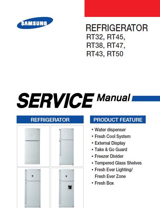 Samsung RT32 RT45 RT38 RT47 RT43 RT50 Service Manual