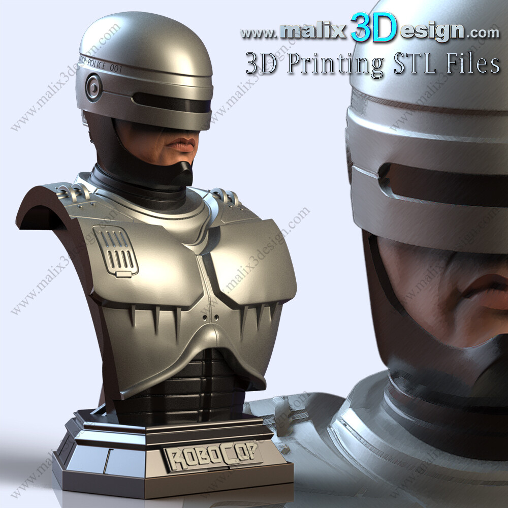 ROBOCOP ( bust ) - STL File