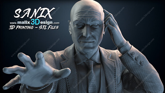 Professor X - STL Files for 3D Printing