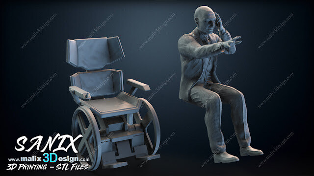 Professor X - STL Files for 3D Printing