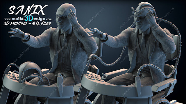 Professor X - STL Files for 3D Printing
