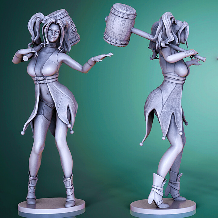 Harley Quinn Stl Files For 3d Printing