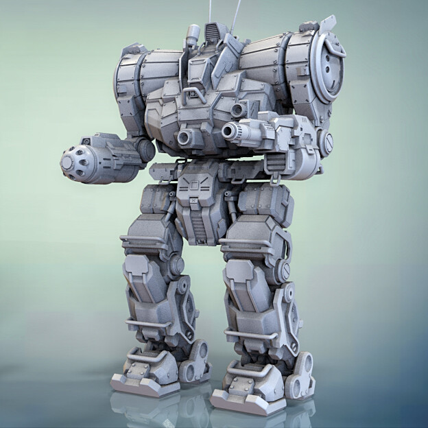 Mech ZEUS - 3D Printable Model