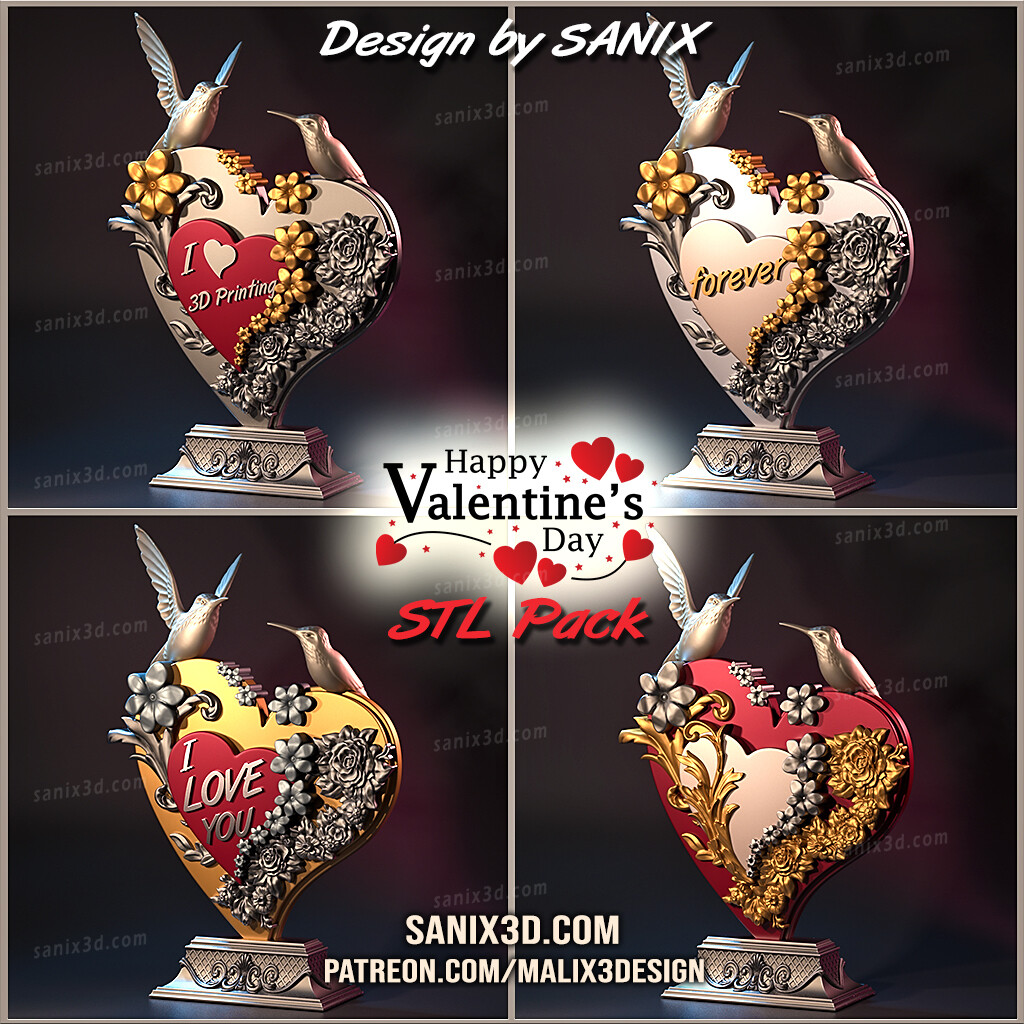 Valentines Day Decoration Stl Files