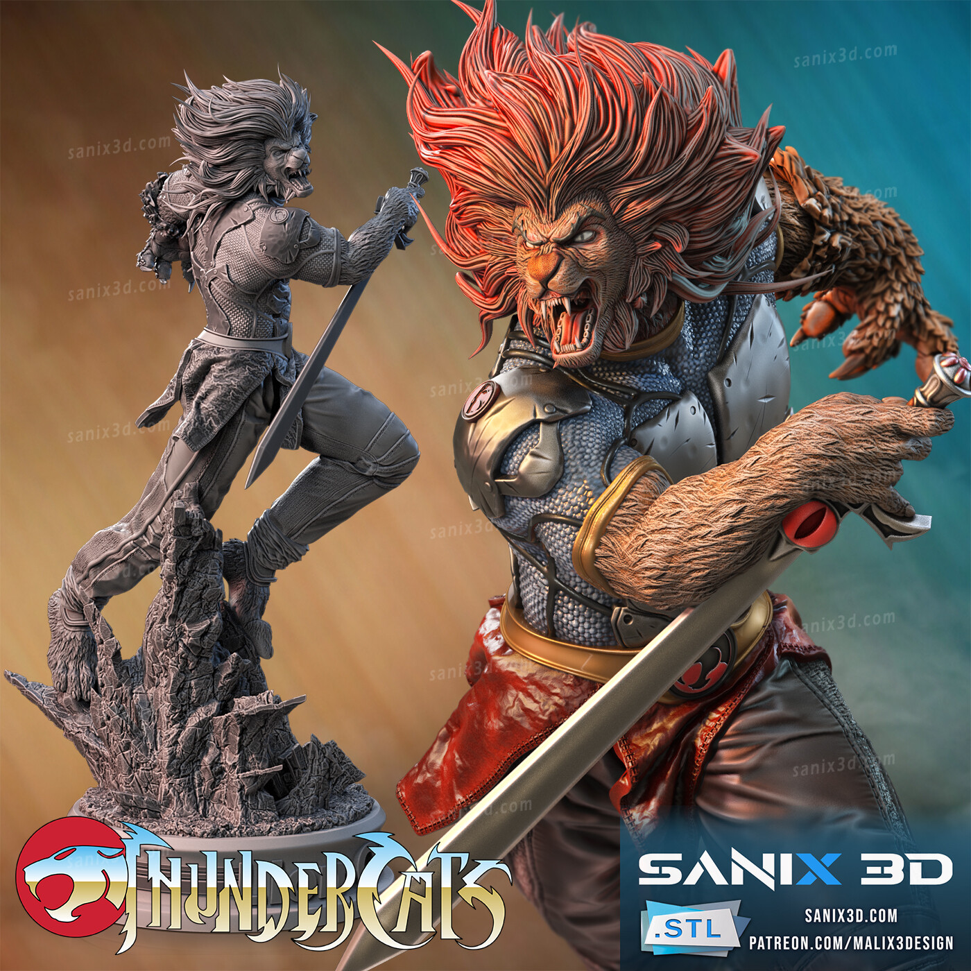 Lion-O / Thundercats - STL Files for 3D Printing