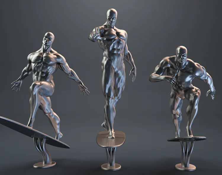 SILVER SURFER (all 3 Version) - STL Files