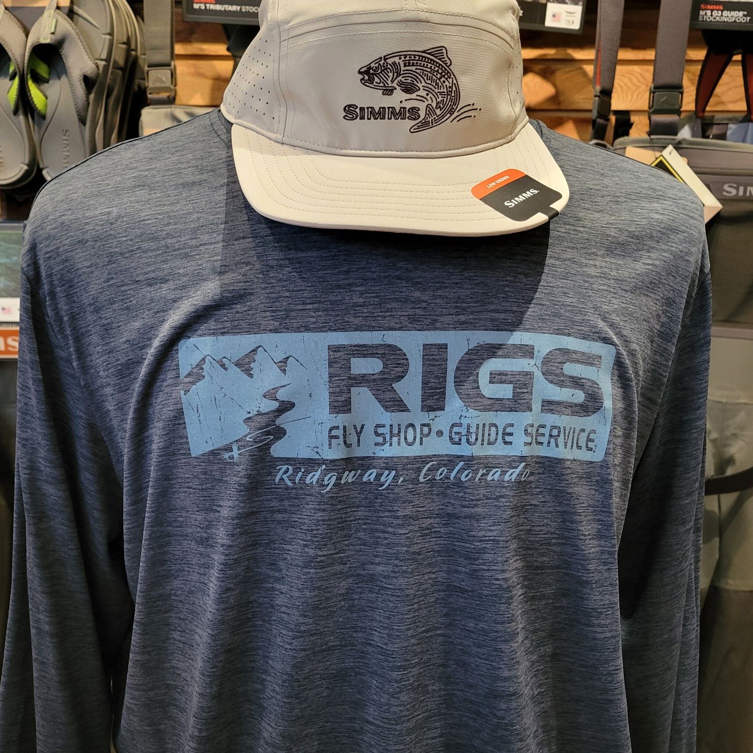 RIGS Logo Patagonia Men's Long Sleeve Cap Cool Daily Shirt