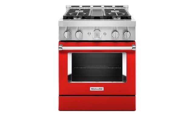 KitchenAid® 30'' Smart Commercial-Style Gas Range with 4 Burners
