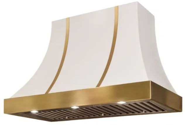 Cascade 36 x 30 Hood 600 CFM_Fawn_PB trim
