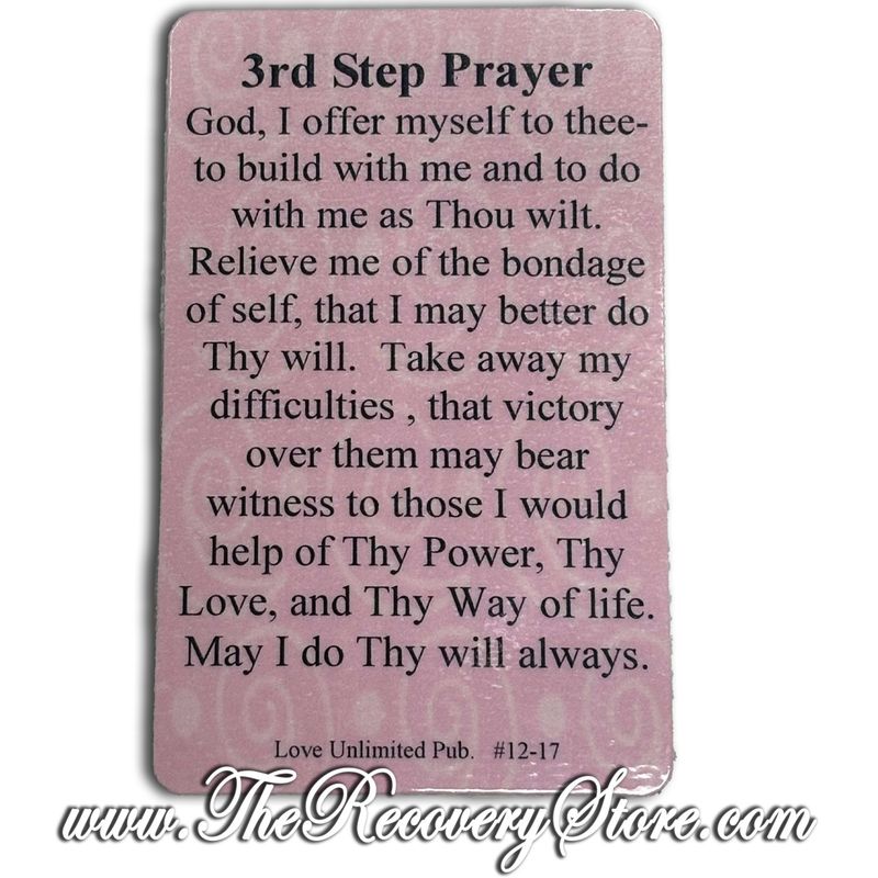 Wallet Card - 3rd Step Prayer - Laminated