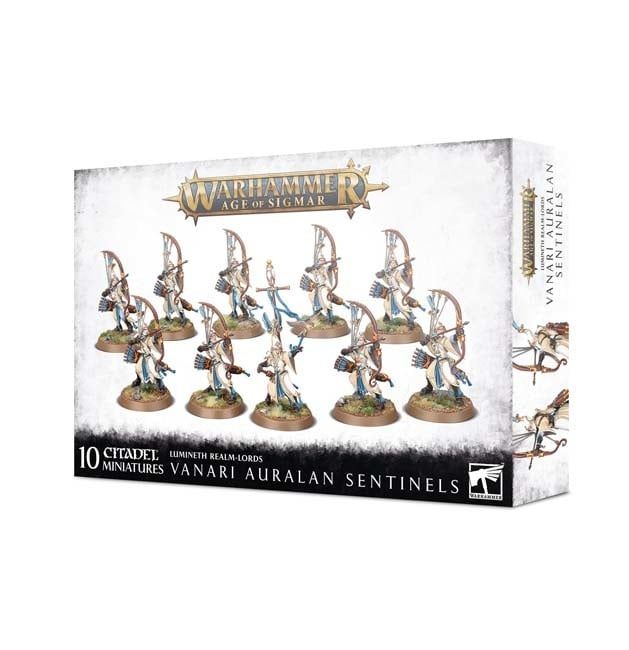 87-58 WH Age of Sigmar: Lumineth Realm-Lords Vanari Auralan Sentinels