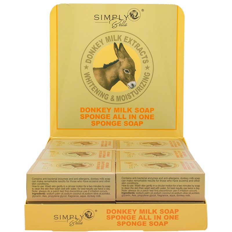 Milk Sponge Soap SIM019 simply Bella