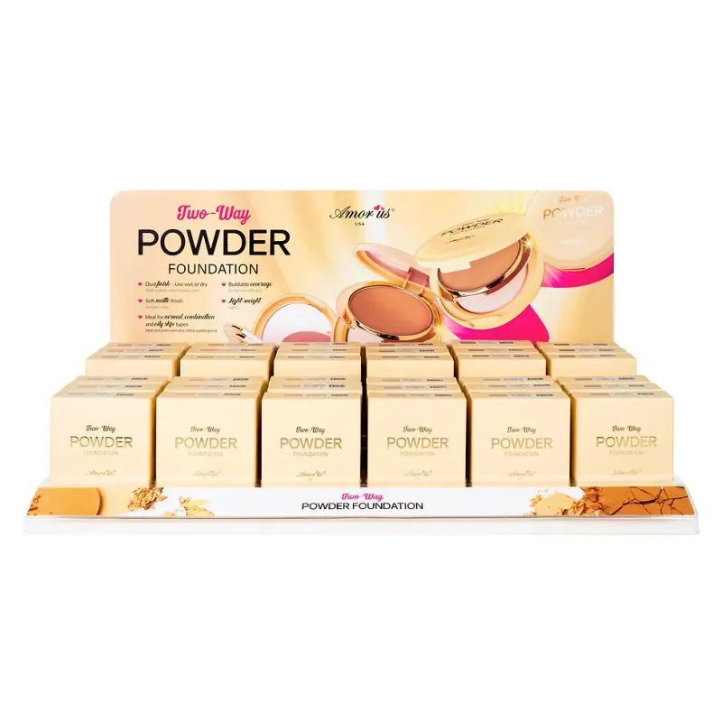 New 2 Way Poeder Foundation CO-2NPFD Amor us