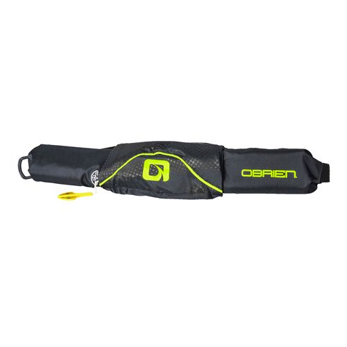 O'Brien M16 Inflatable Belt Pack - Black/Yellow, Adult