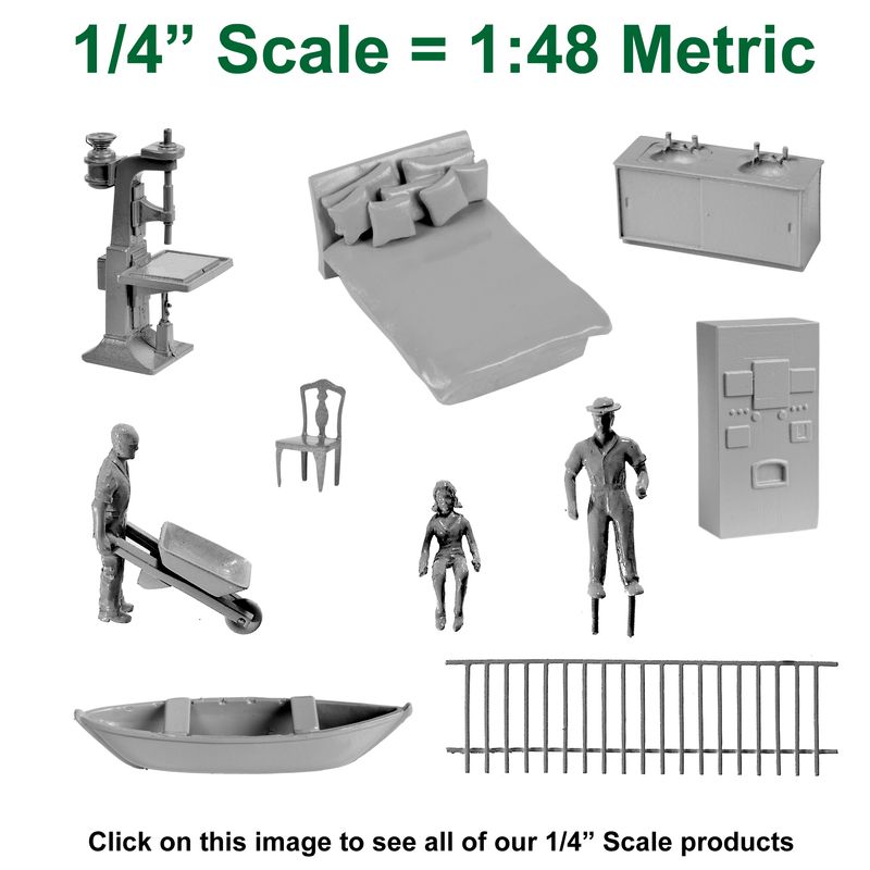 1/4" = 1: 48 metric scale
