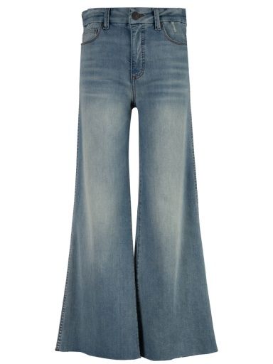 Meg High Rise Fab Ab Wide Leg Raw Hem - Faithful