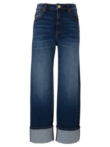 SIENNA HIGH RISE STRAIGHT LEG-ROLL UP 5"