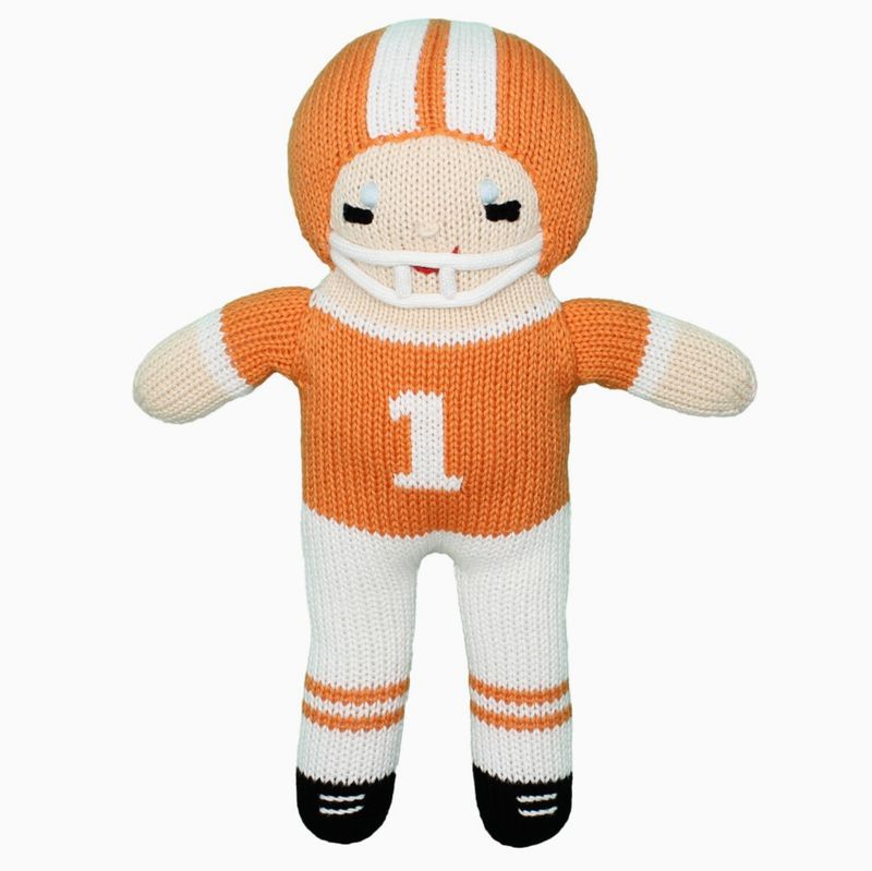 7" Football Player Rattle