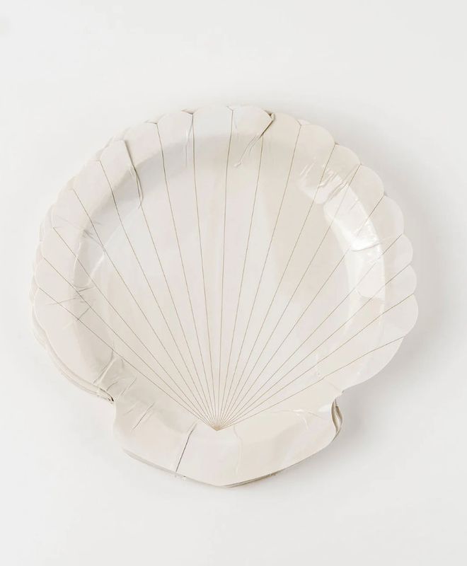 Scallop Shell Cocktail Plates