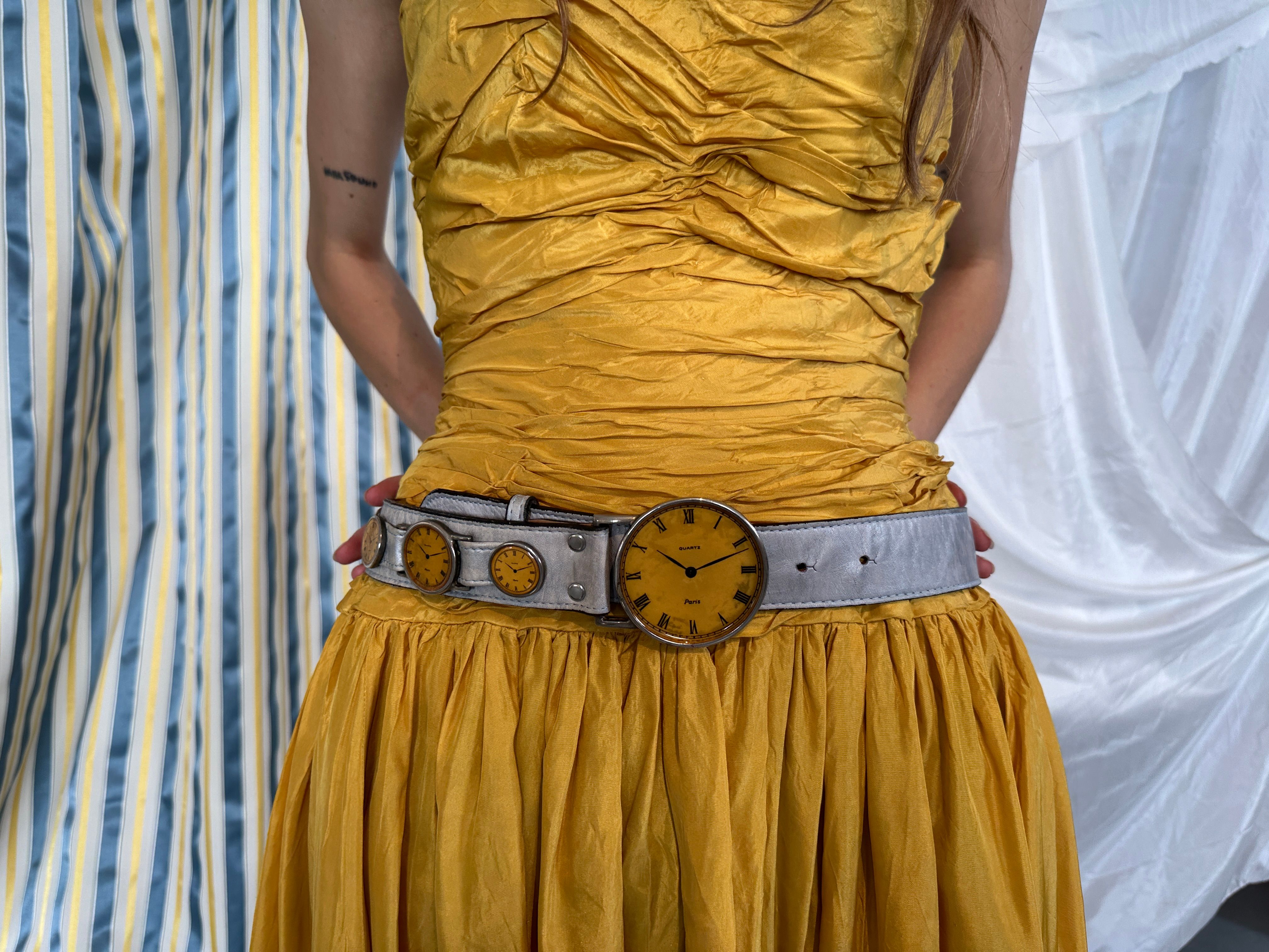 everything • vintage clock belt