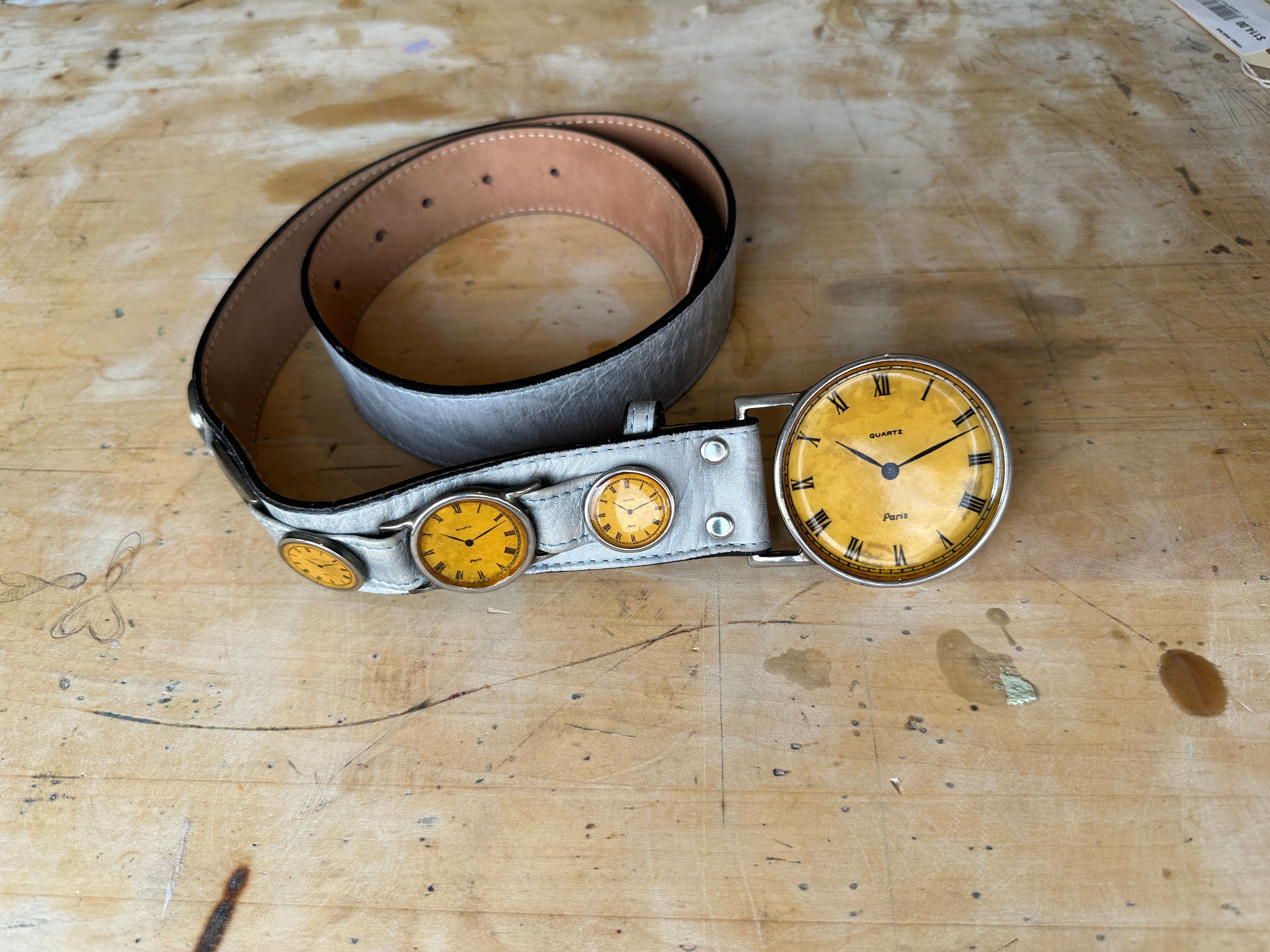 everything • vintage clock belt