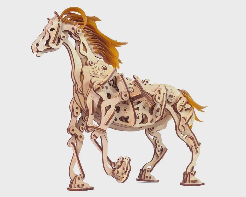 UTG0043, UGears Horse-Mechanoid Wooden 3D Model